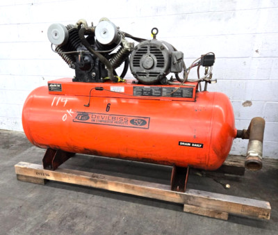 DEVILBISS AIR COMPRESSOR MODEL # - VAV-5062 BALDOR INDUSTRIAL MOTOR | eBay