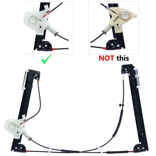 Front Left Window Regulator Without Motor for Mini Cooper R50 R52 R53 ...