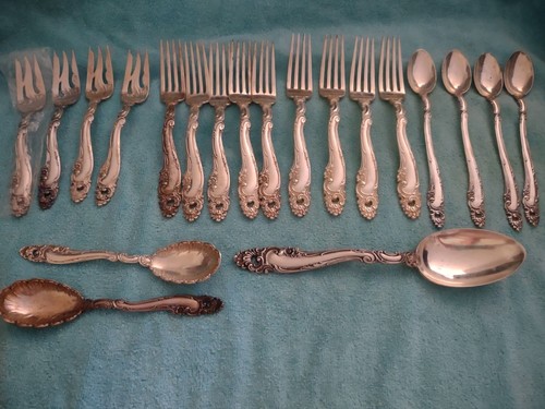 Gorham "DECOR" Sterling Partial Set - 38 Pieces EUC - NO MONOS ...
