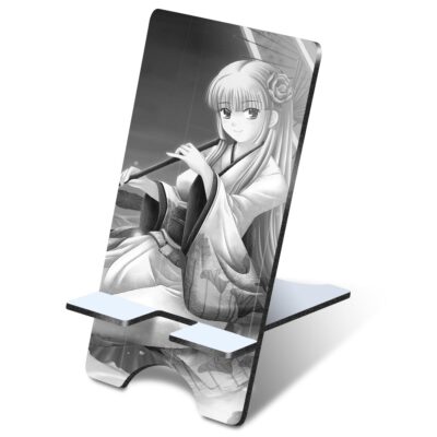 1x 3mm MDF Phone Stand BW - Cartoon Anime Girl Japanese #38761 | eBay