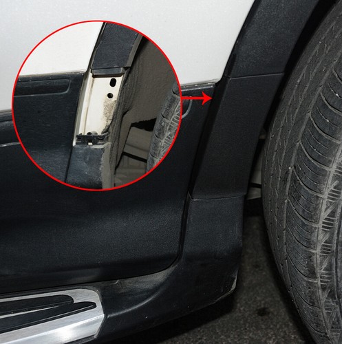 Plastic Black Co-pilot Side Step Foot Pedal Ends For Ford Escape Kuga ...