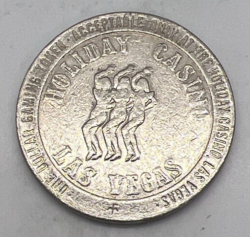 Holiday Casino $1 Slot Gaming Token Las Vegas Nevada Franklin Mint 1979 ...