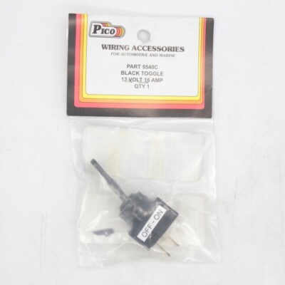 Pico 12 Volt 16 AMP Toggle Switch (Black) Part Number - 5540C | eBay