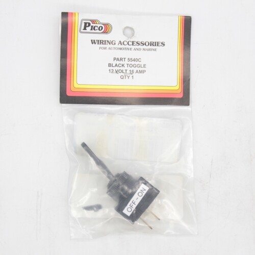 Pico 12 Volt 16 AMP Toggle Switch (Black) Part Number - 5540C | eBay