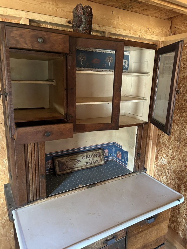 Antique Hoosier Cabinet | eBay