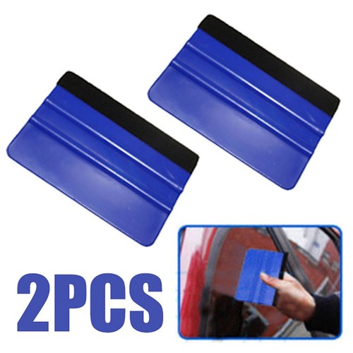 Durable Film Tool Scrapers PP plastic 10x7cm 2pcs Blue Car With Soft ...
