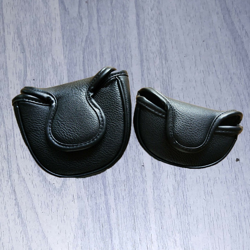 Golf Mallet Skull Putter Cover Half Mallet 2 Ball Golf Headcover ...