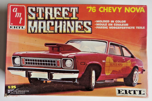 AMT/Ertl 1:25 '76 Chevy Nova Street Machines #6532 Open Box Sealed Bag ...