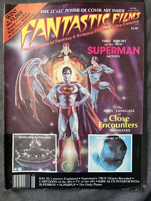 Fantastic Films Magazine June 1978 : Superman Movies/Language of Aliens ...