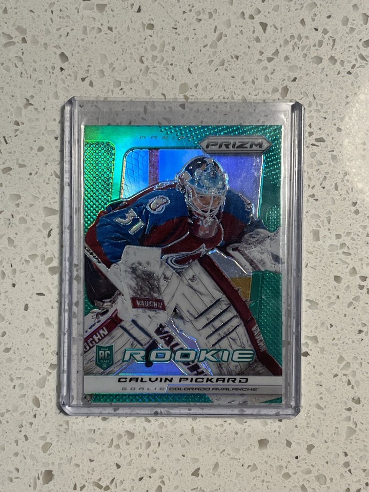 HOT 2013-14 Panini Prizm Hockey Calvin Pickard Rookie Prizm Green ...