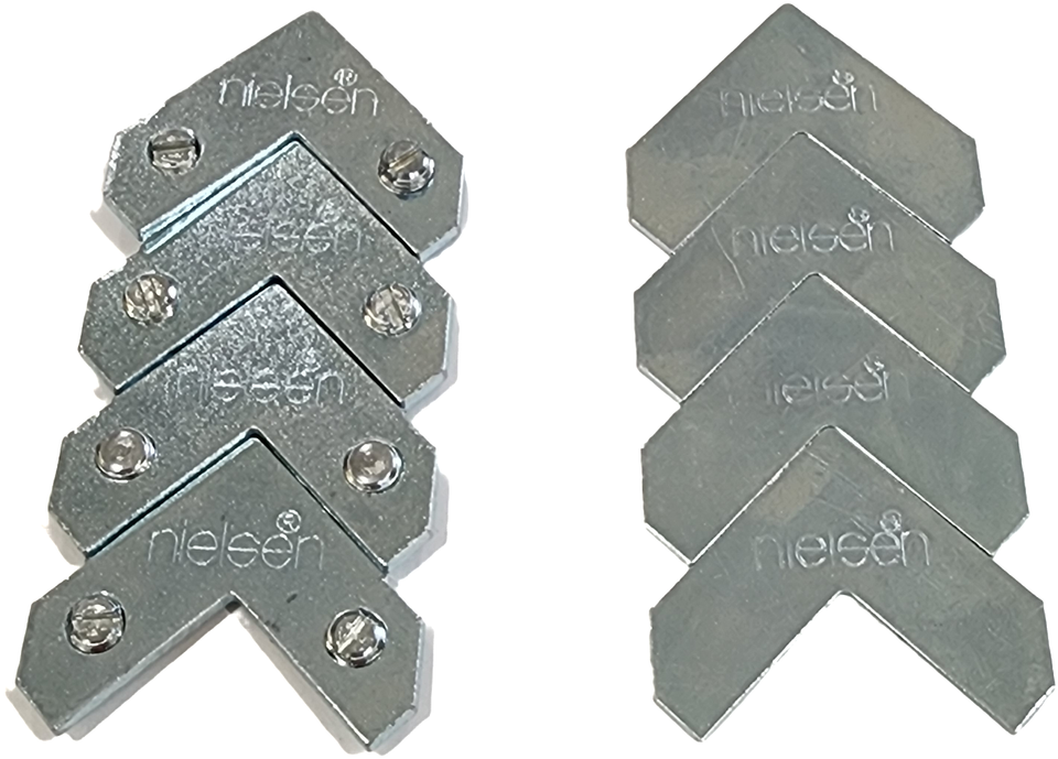Metal Frame Hardware, Tapped Corners w/Back Plates, Nielsen® Brand, 12 ...