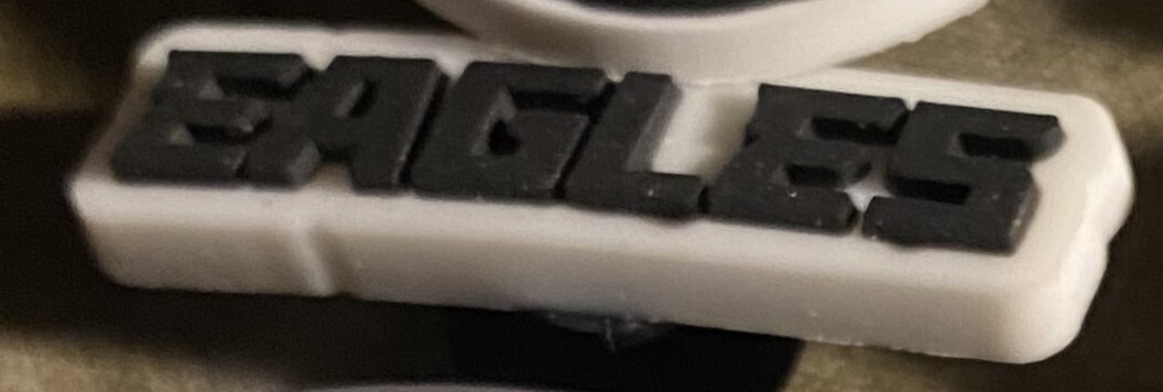 Philadelphia Eagles silicone shoe charm, 5 for $5, read description ...