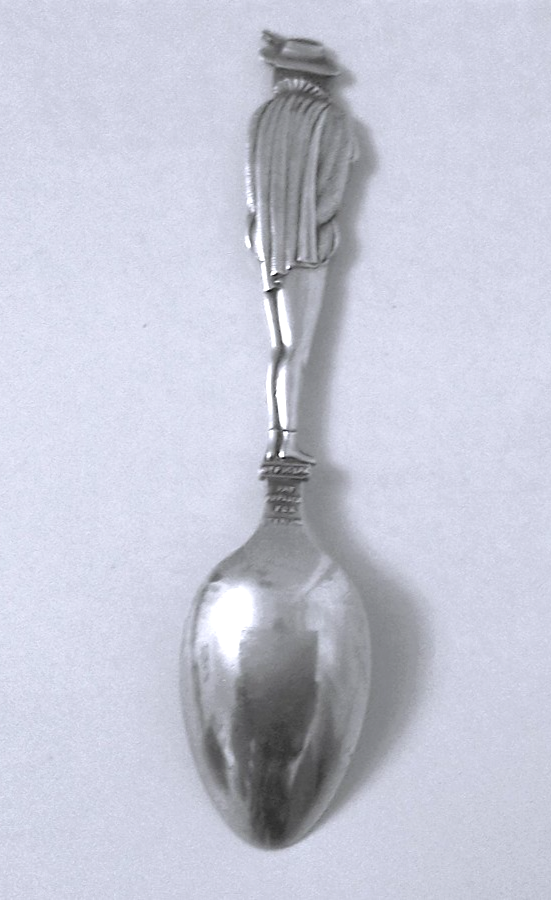 Antique sterling souvenir spoon / Capt. John Smith Jamestown Landing | eBay