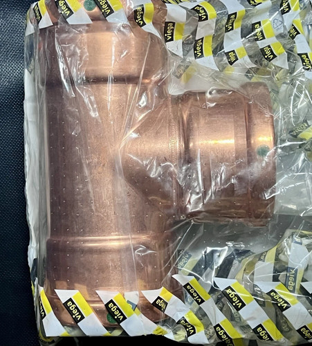 Viega 20708 4” ProPress Copper Tee (P1xP2xP3) | eBay