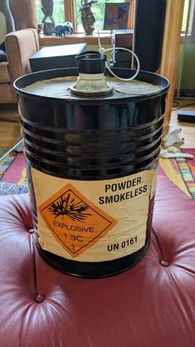 Vintage DuPont Hi-SKOR 700-X 12lbs. Smokeless Gun Powder Mini-Keg Empty ...