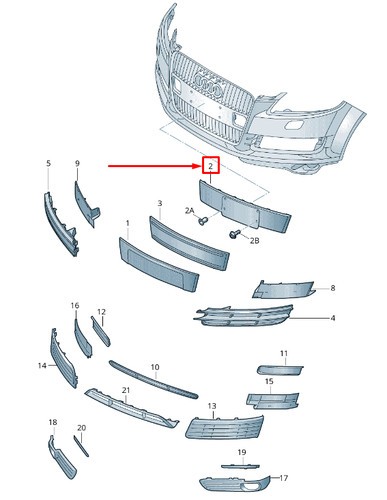 NEW AUDI Q7 4L FRONT LICENSE PLATE HOLDER 4L0807285AET94 4L0807285AE ...