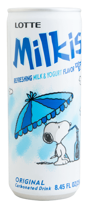 Carbonated Milk Nawon Milk Soda With Original Flavor Low Sugar Added