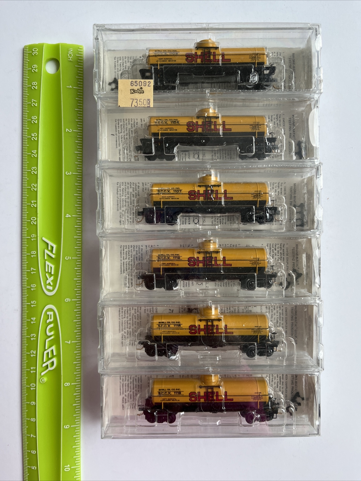 Set Of 6 N Scale Shell Tank Car Micro Trains NOS | eBay