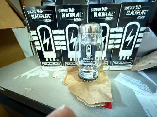 TAD Premium Selected Factory Matched Quad Black Plate KT88 -STR Tubes ...