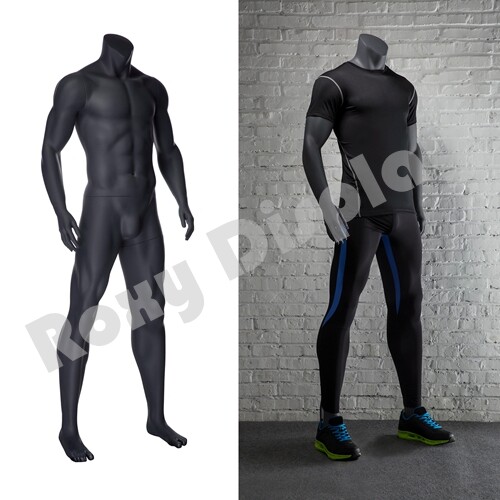 Roxy Display MZ-NI-2 Male Fiberglass Headless Athletic Style Mannequin ...