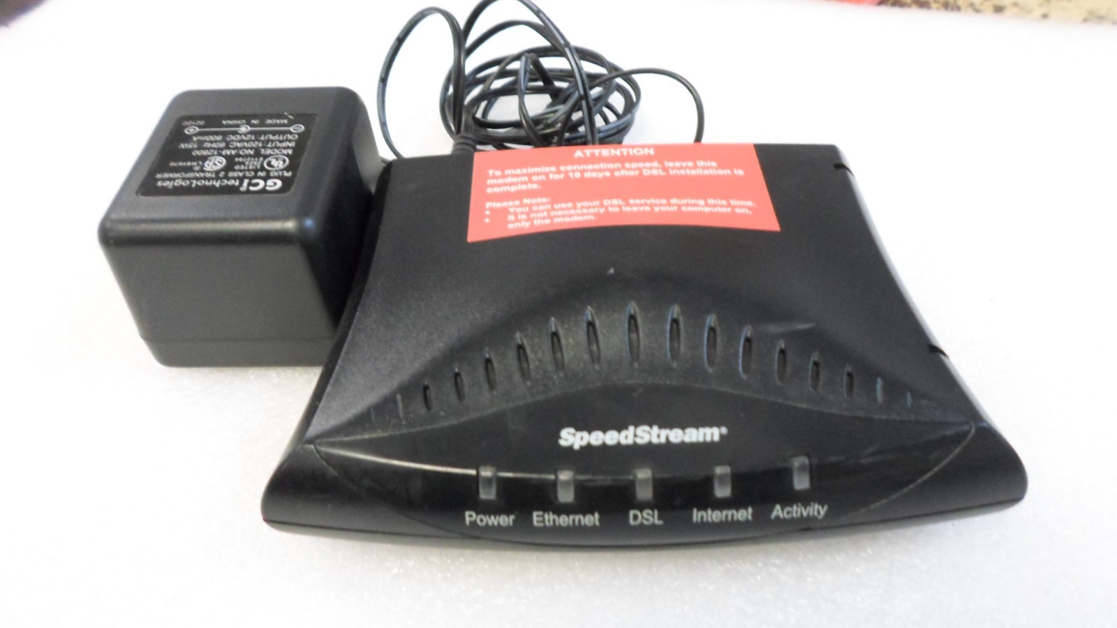 Efficient Networks SpeedStream 5100 060-E142-A01 060-E141-A01 ADSL ...