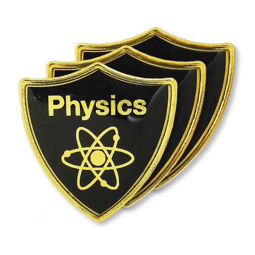 'Physics' Subject Shield School Badge | eBay UK