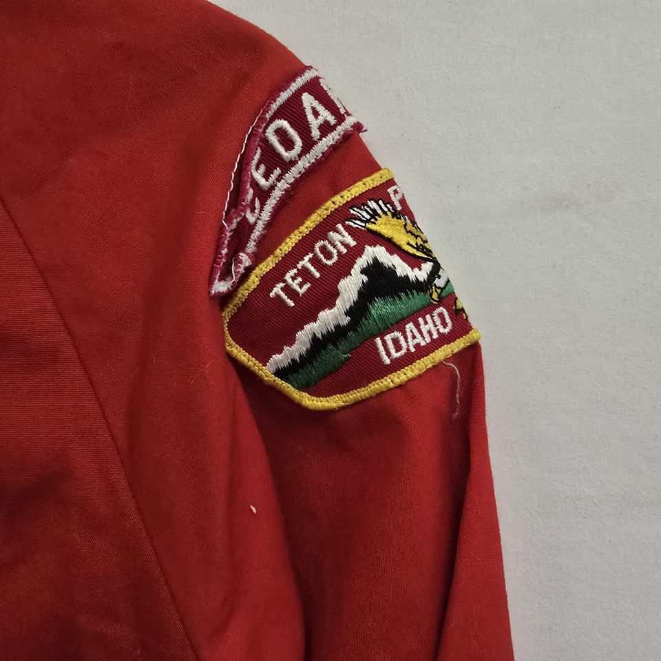 Vintage 1970s Boy Scouts Red Jacket Scouting Patch Collection Denali ...