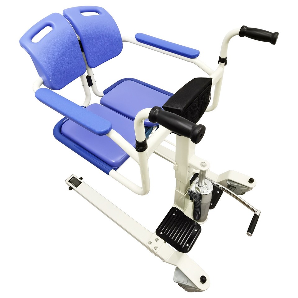 330LB Patient Lift Transfer Chair Hydraulic Commode Transfer Chair ...