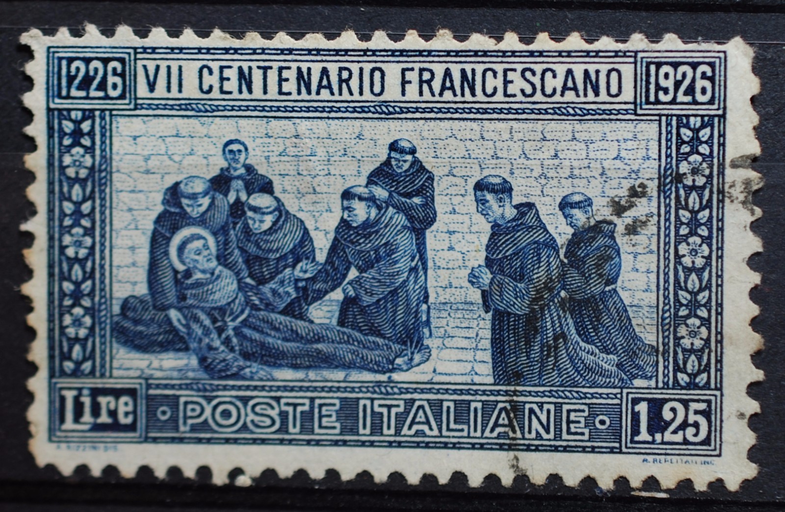 1926 Italy VII Centenary Franciscan 1.25 Cents Tooth 13 1/2 | eBay