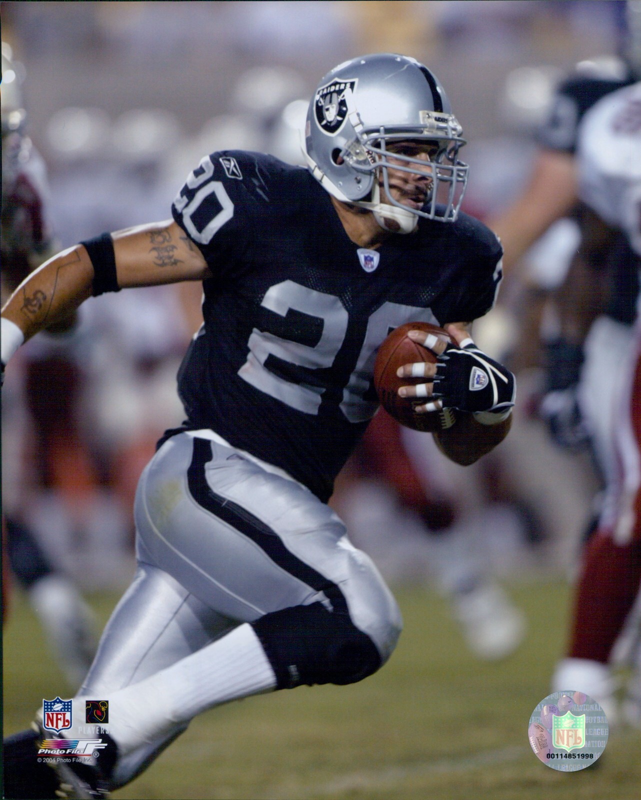 Justin Fargas Oakland Raiders NFL Licensed Unsigned Glossy 8x10 Photo A ...
