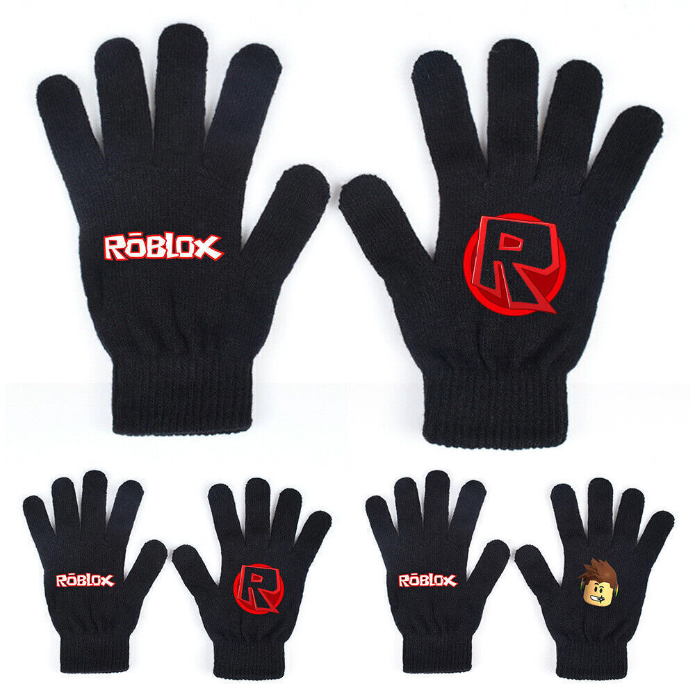 Roblox Game Knitted Full Finger Gloves Winter Warm Kid Boys Girls ...