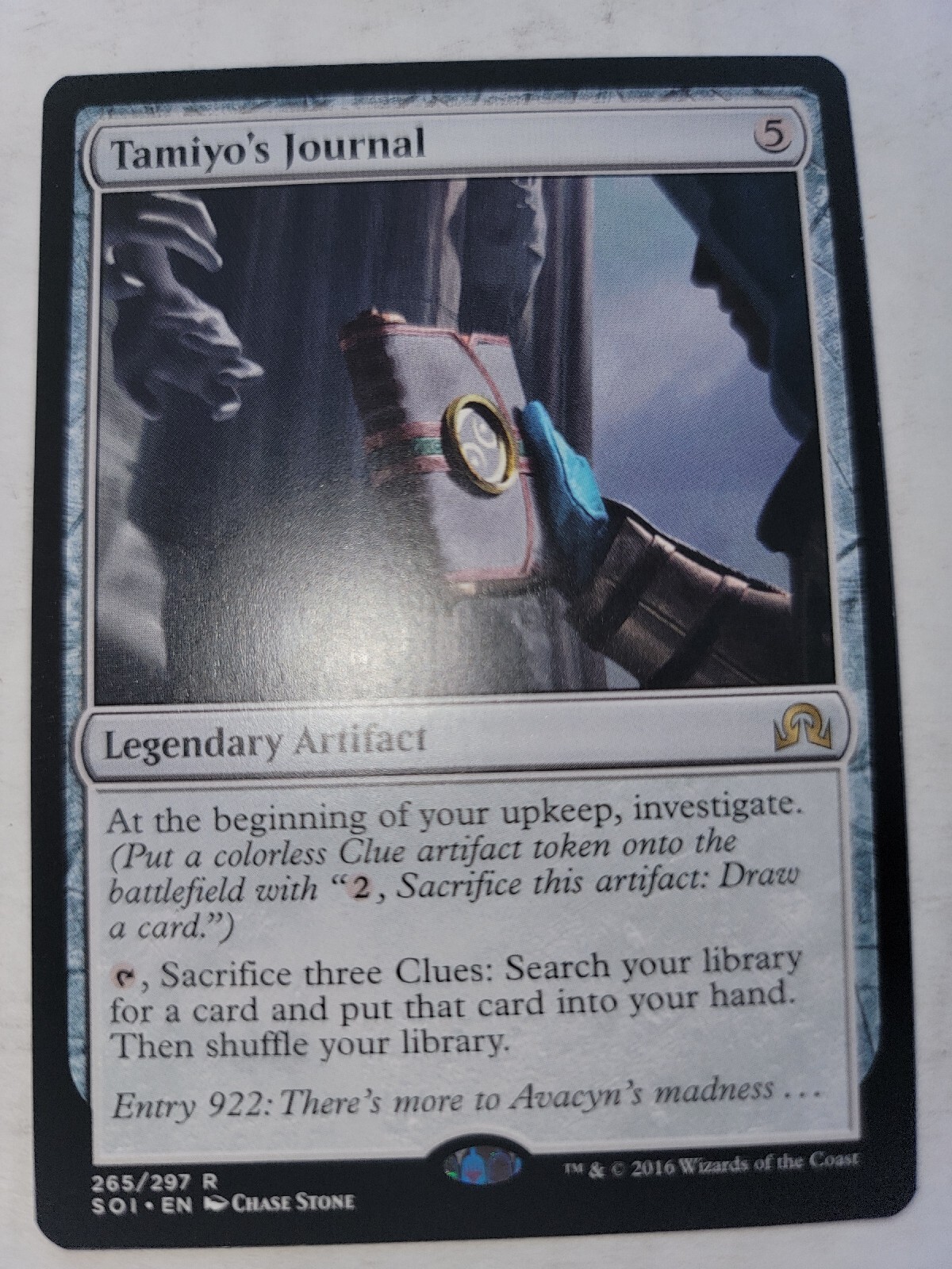 Qimira Unplayed Tamiyo's Journal Shadows/ Innistrad MINT MTG | eBay