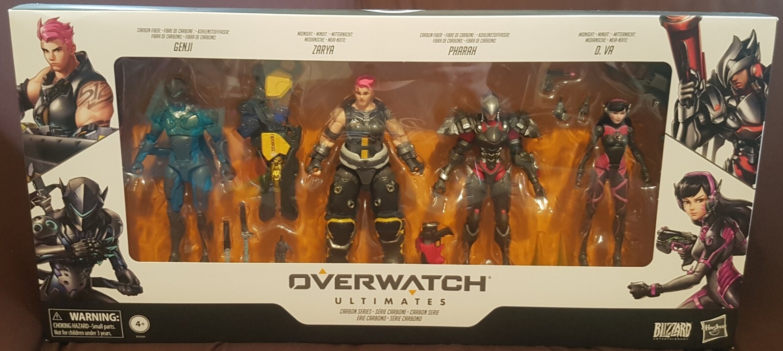 Overwatch Ultimates Carbon Series Action Figure 4 Pack Set Hasbro BRAND ...