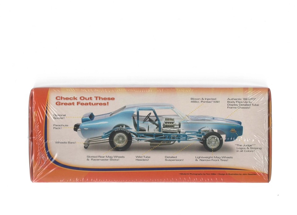 AMT / MODEL KING THE JUDGE '69 GTO FUNNY CAR MODEL KIT FACTORY SEALED ...