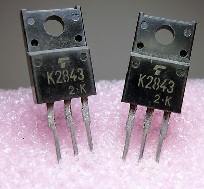 2SK2843 / PART MARKED K2843 / FET / 2 PIECES (QZTY) | eBay