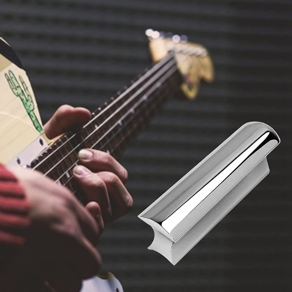Metal Guitar Slide Dobro Hawaiian Guitar Lap Steel Guitar Bar Slide E ...