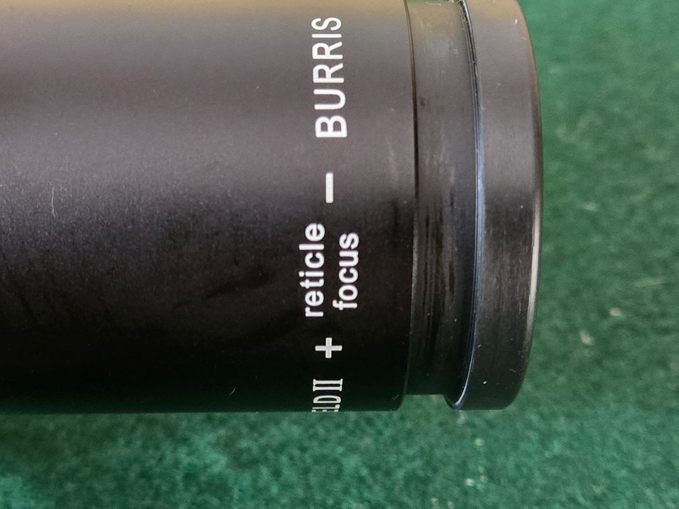 Burris 3-9x40 Full Field II + Reticle Focus, scope caps, ballistic plex ...