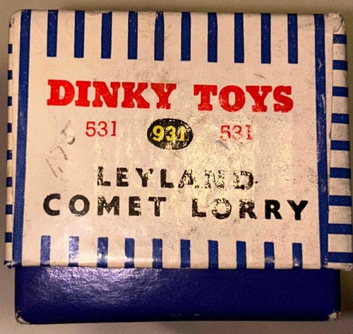 Dinky Toys No. 931 Leyland Comet Lorry BOX ONLY Excellent Condition | eBay