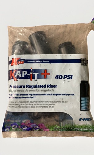 💧3 Packs Of (5-Pk) Kap-It Riser Pressure Regulator 40 Psi 2" New Sealed ...