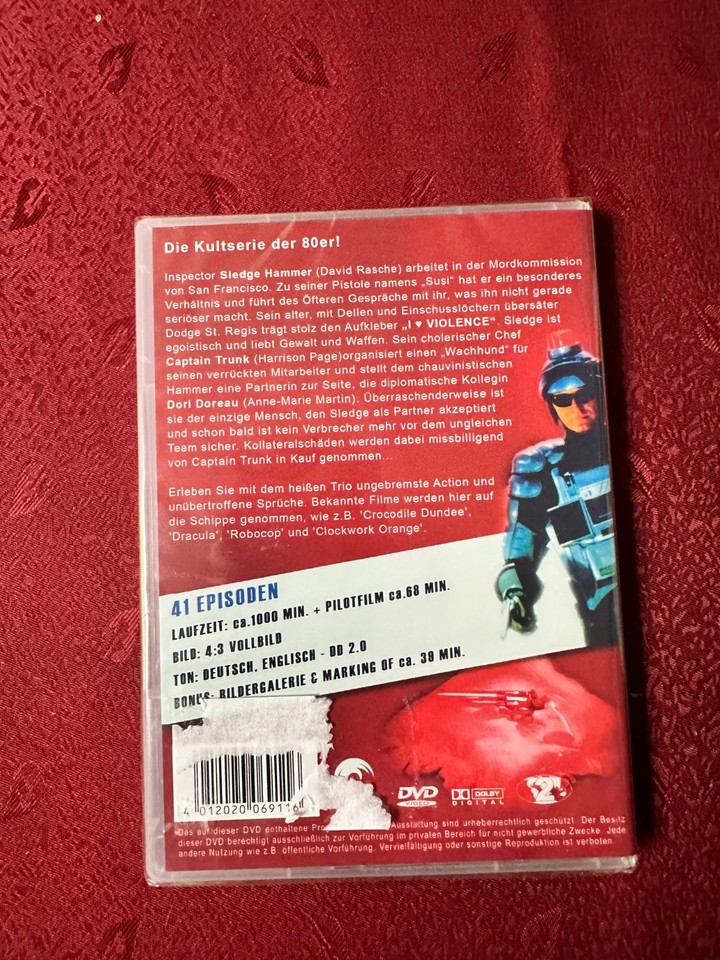 Sledge Hammer - Season 1+2 Box Kult serie 4 DVD - David Rasche ...