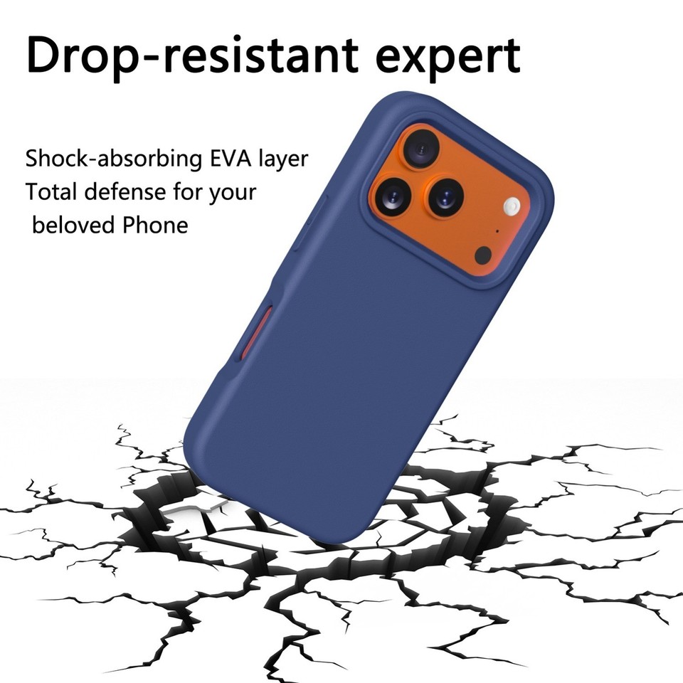 For iPhone 17 16 15 14 13 12 Pro Max Shockproof Soft EVA Case Cover ...