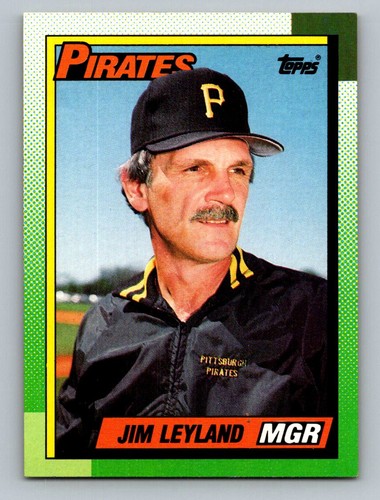 Jim Leyland Manager Pittsburgh Pirates Topps 1990 Card 699 Baseball ...