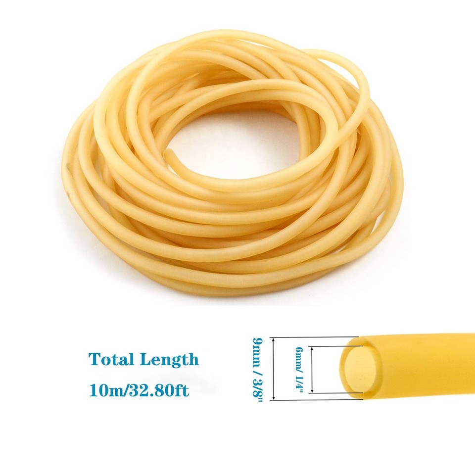 33FT Latex Rubber Tubing Natural Latex Rubber Tubing Surgical Tube for ...