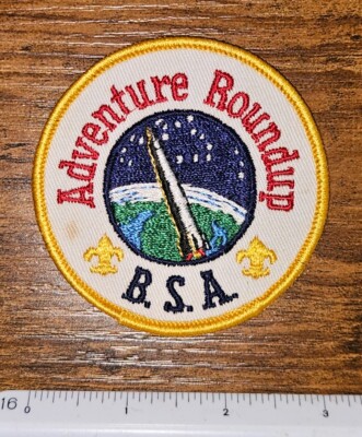 Vintage Adventure Roundup Space Shuttle Boy Scout BSA Space Patch | eBay