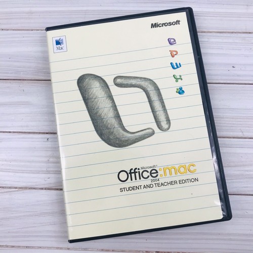 Microsoft Office Mac Student And Teacher 2004 Edition - 3 Product Keys Included | eBay