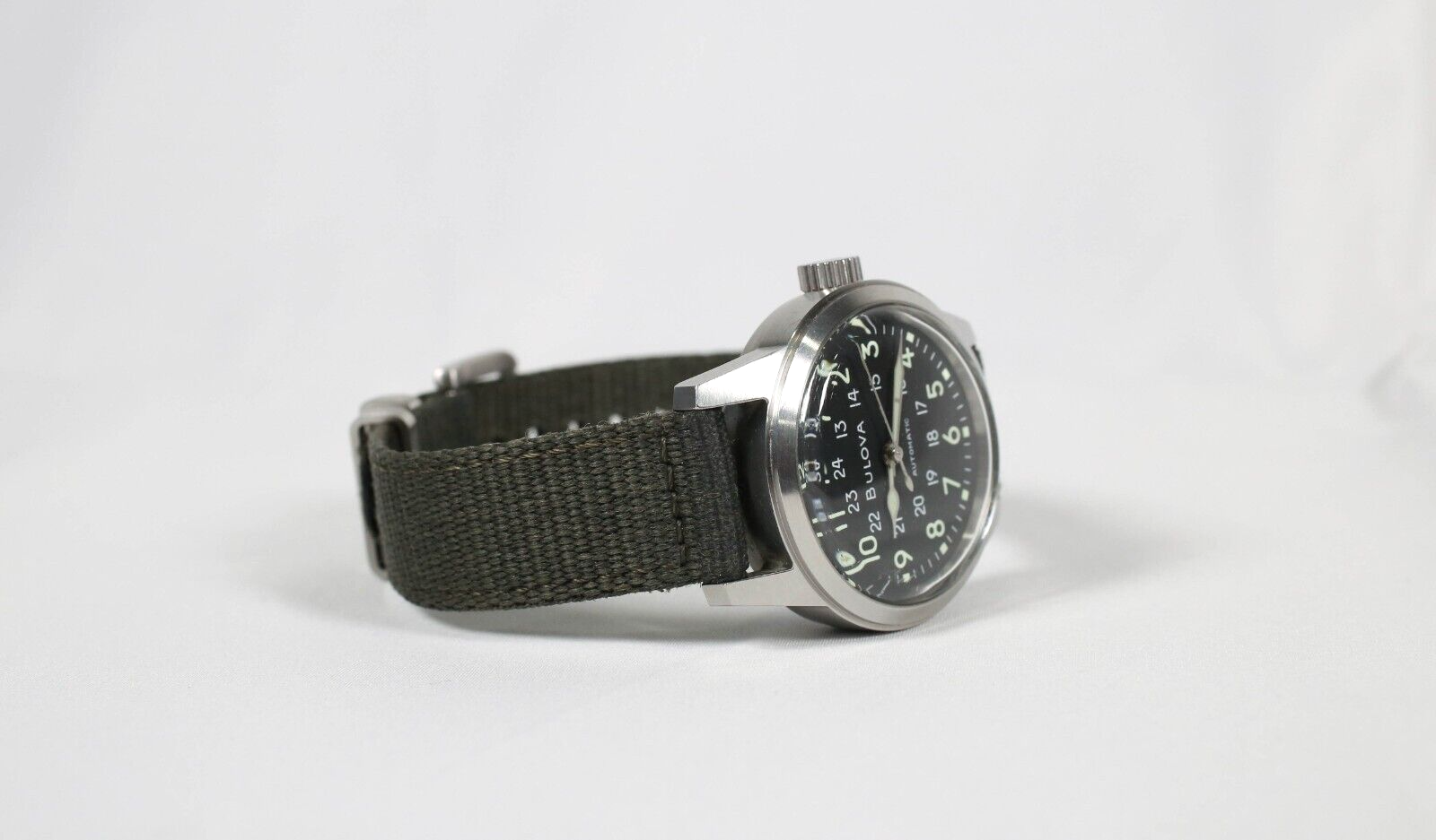 Bulova Automatic Mint Condition Men's VWI Special Edition Hack 38mm ...