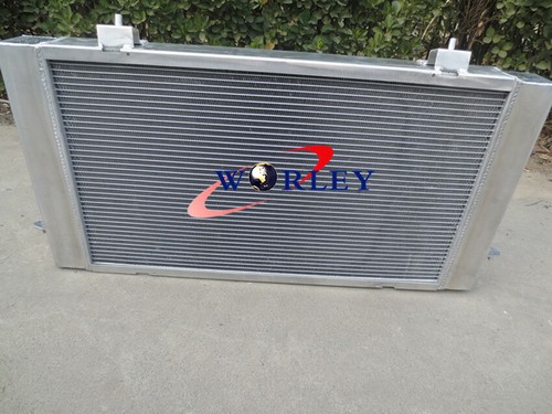 Aluminum radiator + fan for Discovery Range Rover Series 1 3.9 4.0 V8 ...