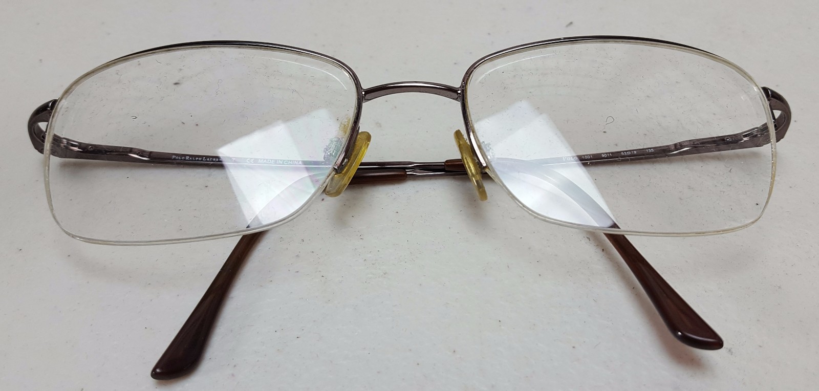 Polo Ralph Lauren Semi Rimless Eyeglass Frames with Case | eBay