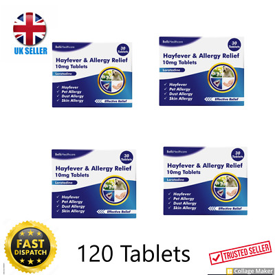 Bells Loratadine Hayfever & Allergy Tablets 120 Tablets | eBay UK