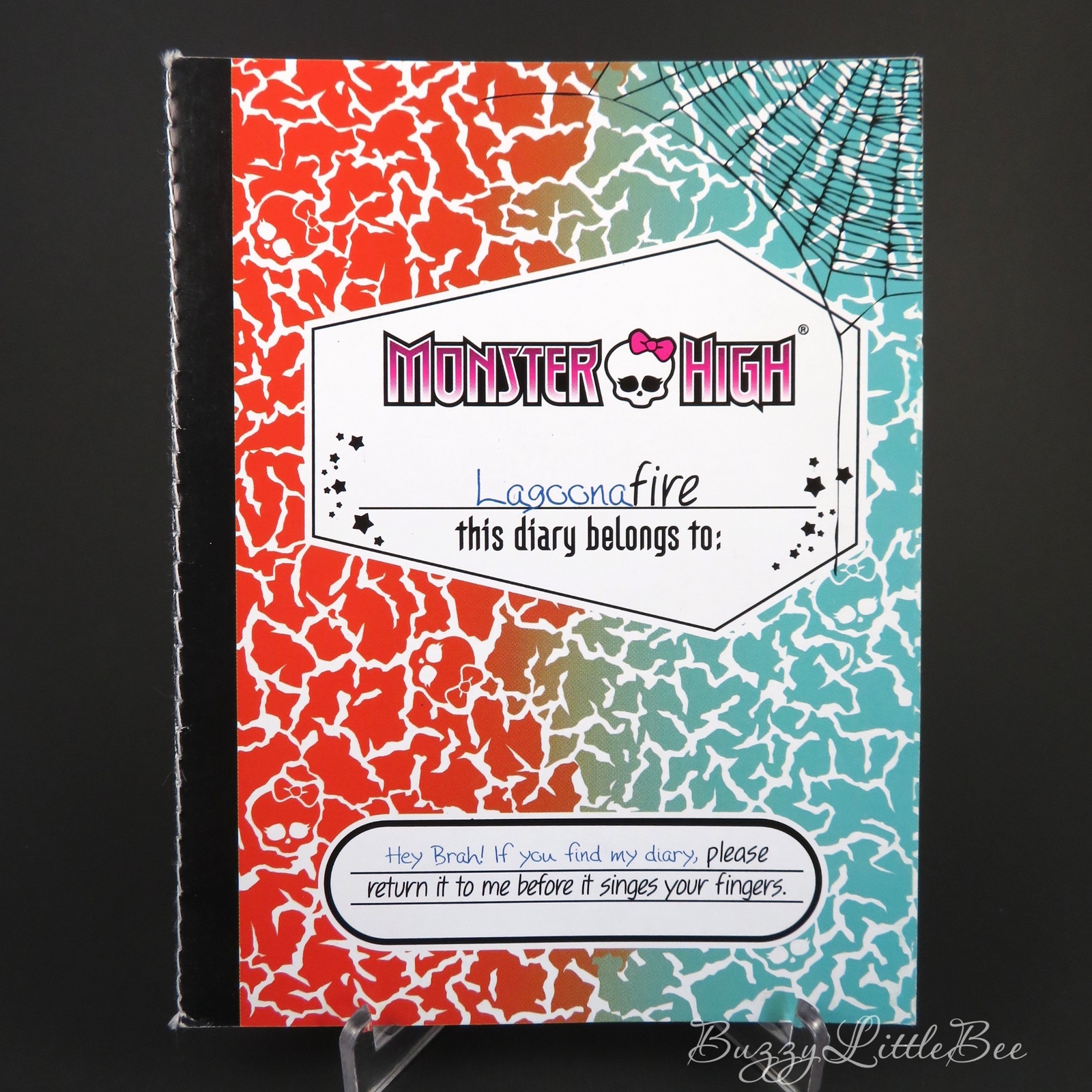 Monster High Diary Book Booklet 2013 Lagoonafire | eBay